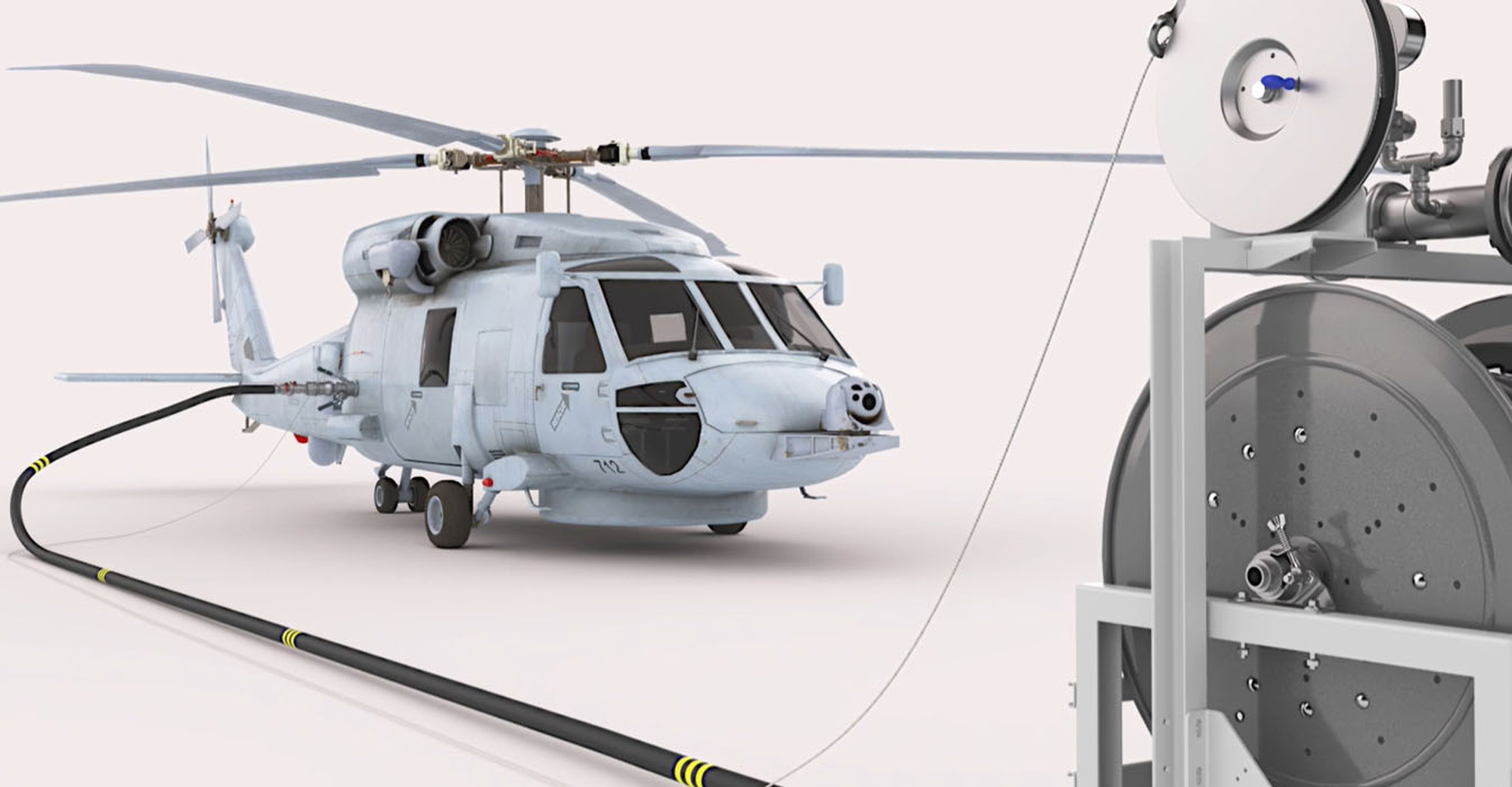 Easier on-board helicopter refueling | DESMI - Proven technology